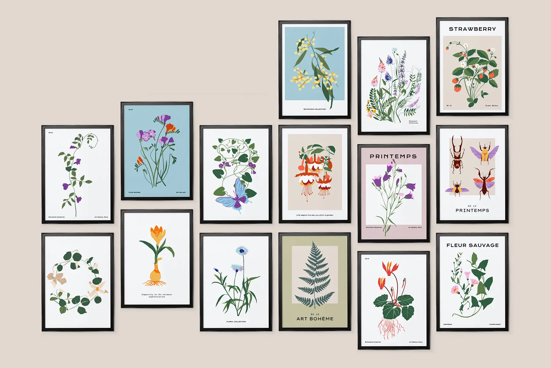 Botanical Prints Posters Graphics - YouWorkForThem