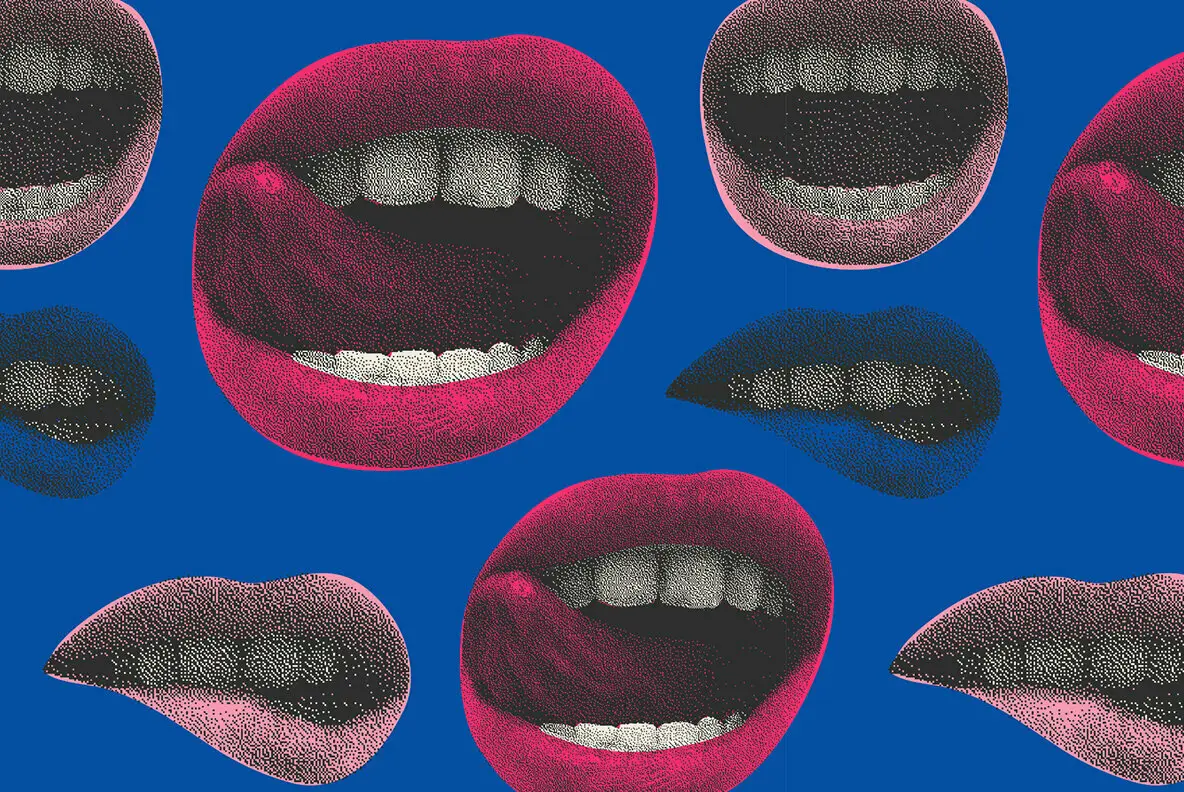 Lips Seamless Patterns and Stickers Graphics - YouWorkForThem