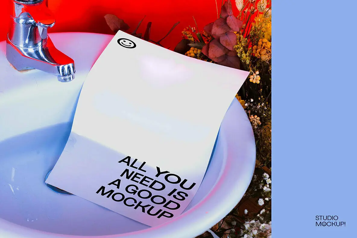 Mockup Lavabo Brut Graphics - YouWorkForThem