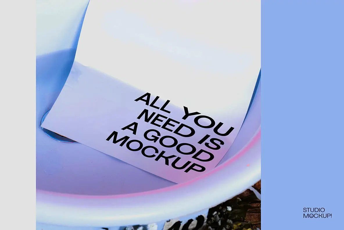 Mockup Lavabo Brut Graphics - YouWorkForThem