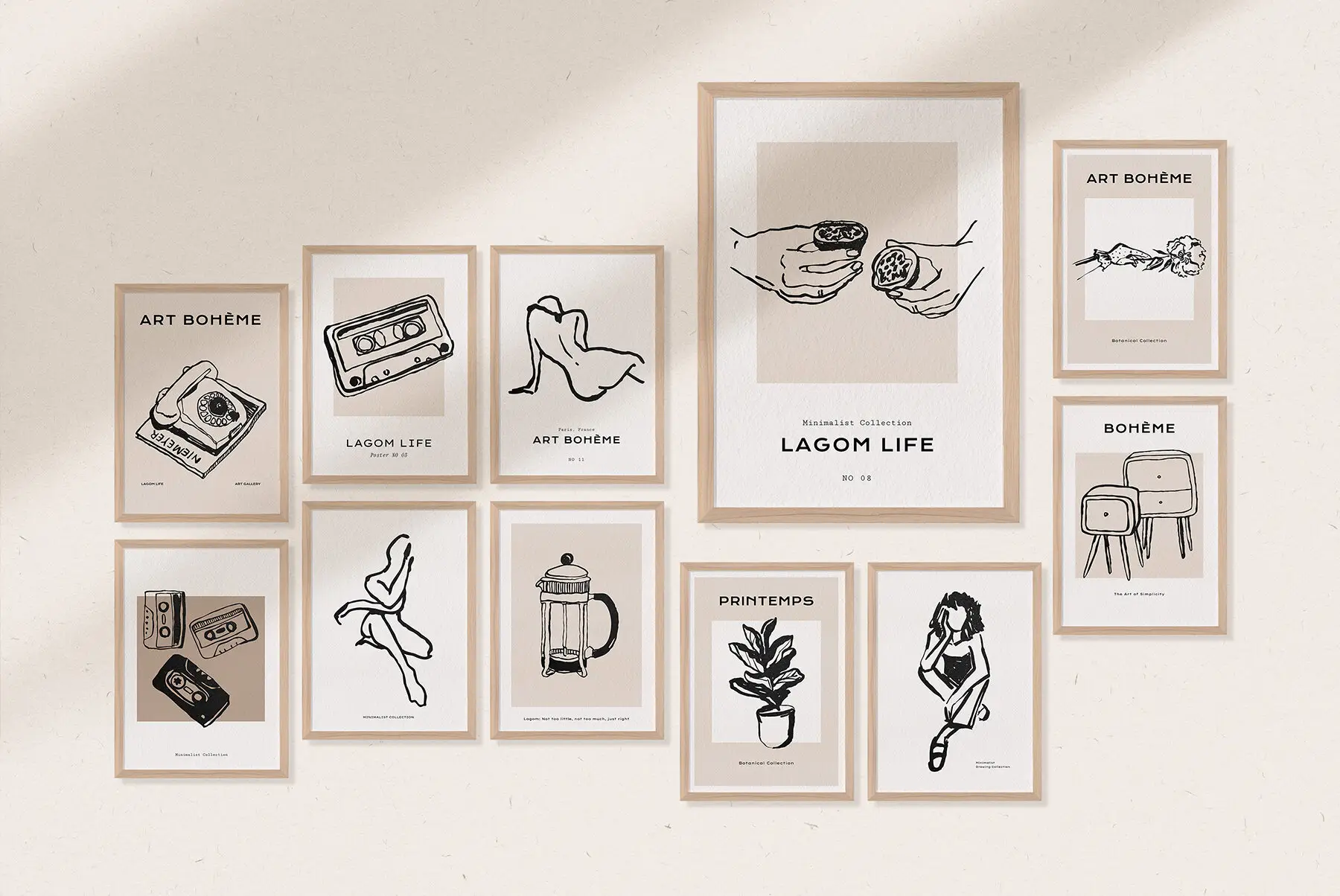 Modern Art Prints Posters Illustrations - YouWorkForThem