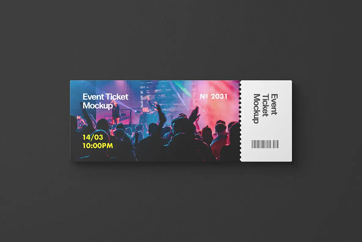 Event Tickets Mockup Set Mockups - YouWorkForThem