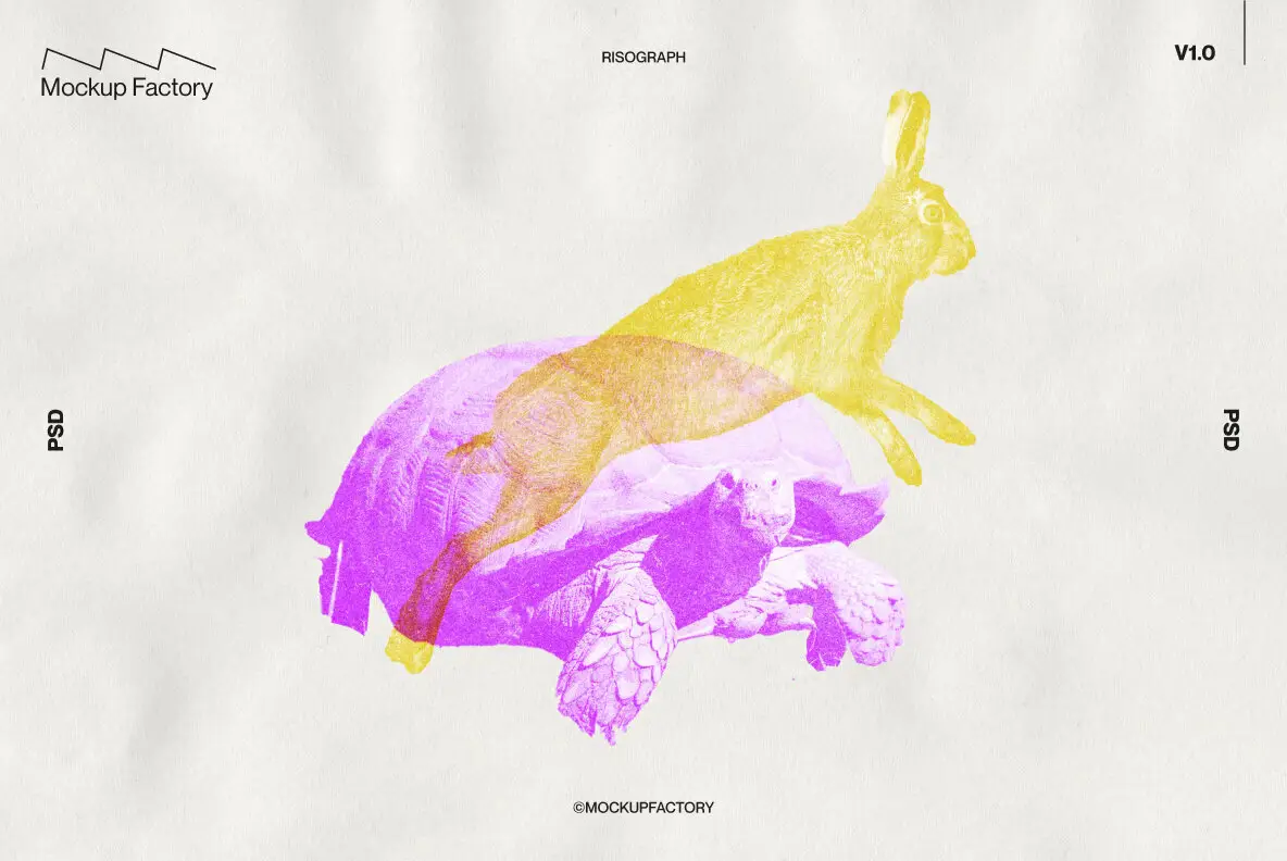 Risograph Overprint Effect Graphics - YouWorkForThem