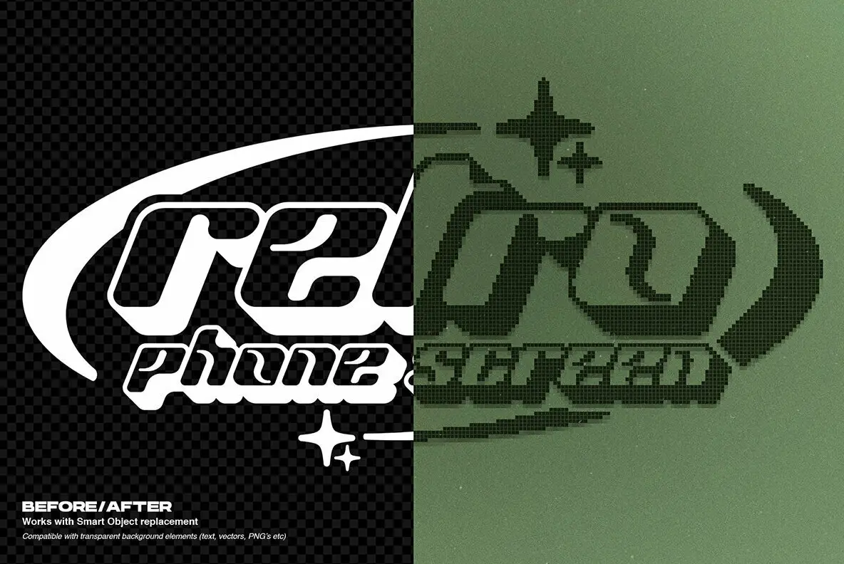 Retro Phone Screen Effect - YouWorkForThem