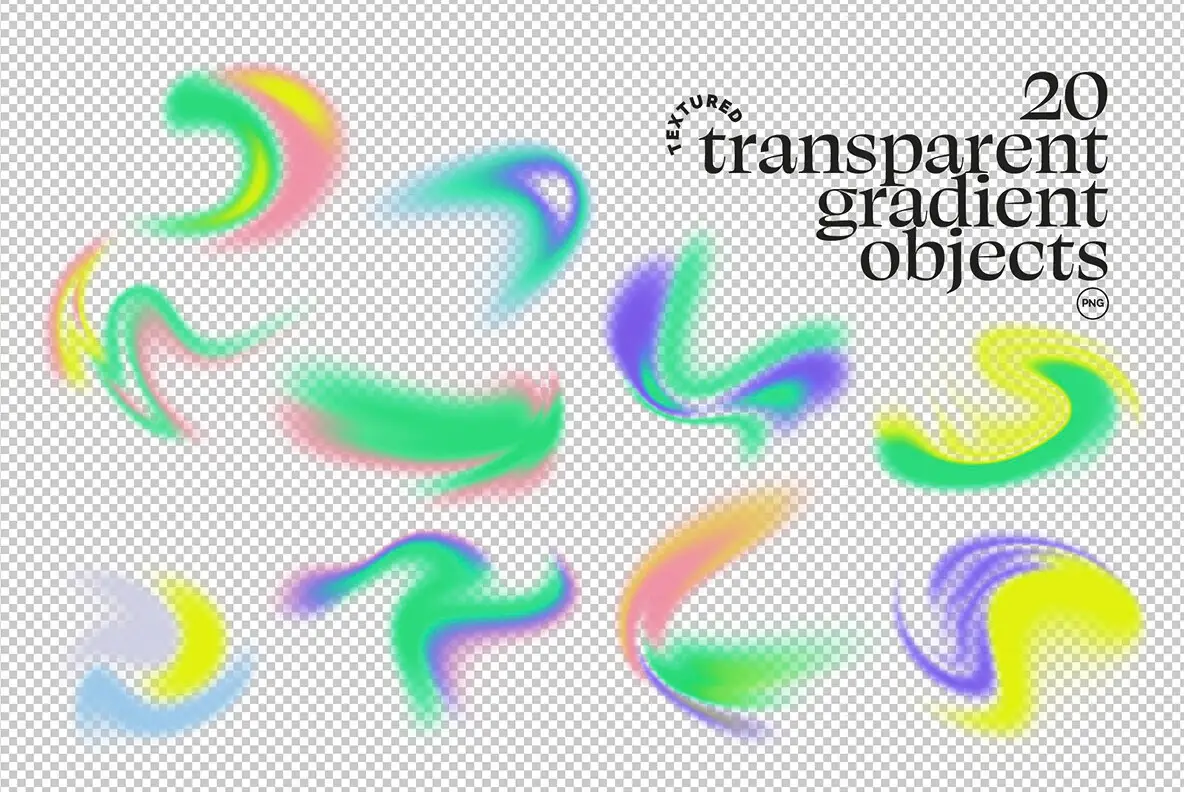 Neon Dream Gradient Set Graphics - YouWorkForThem