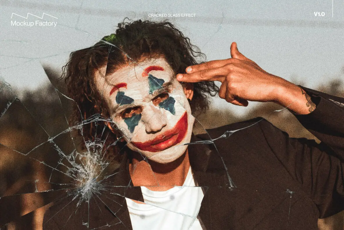 Cracked Broken Glass Effect Graphics - YouWorkForThem