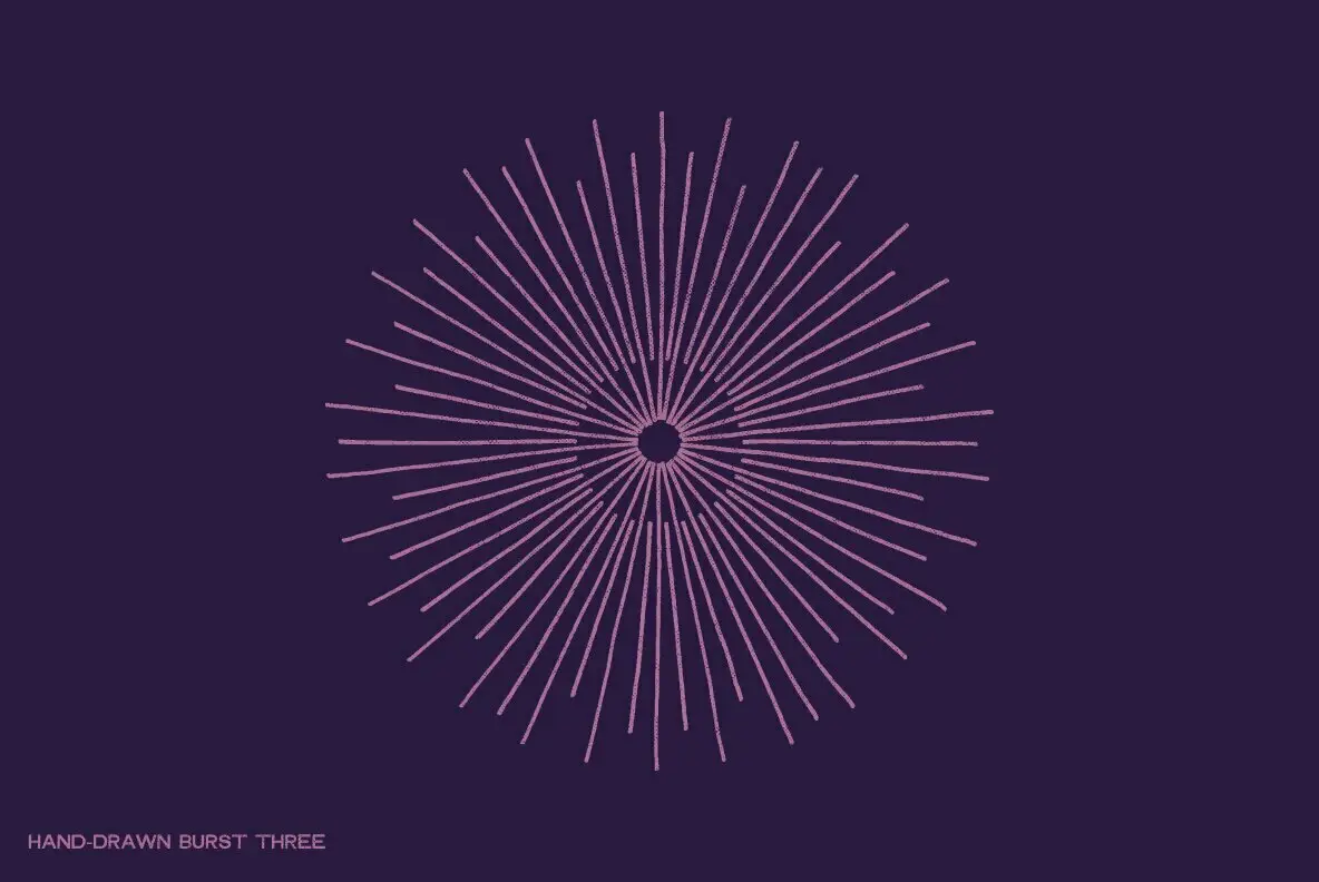 28 Hand-Drawn Burst Elements Graphics - YouWorkForThem