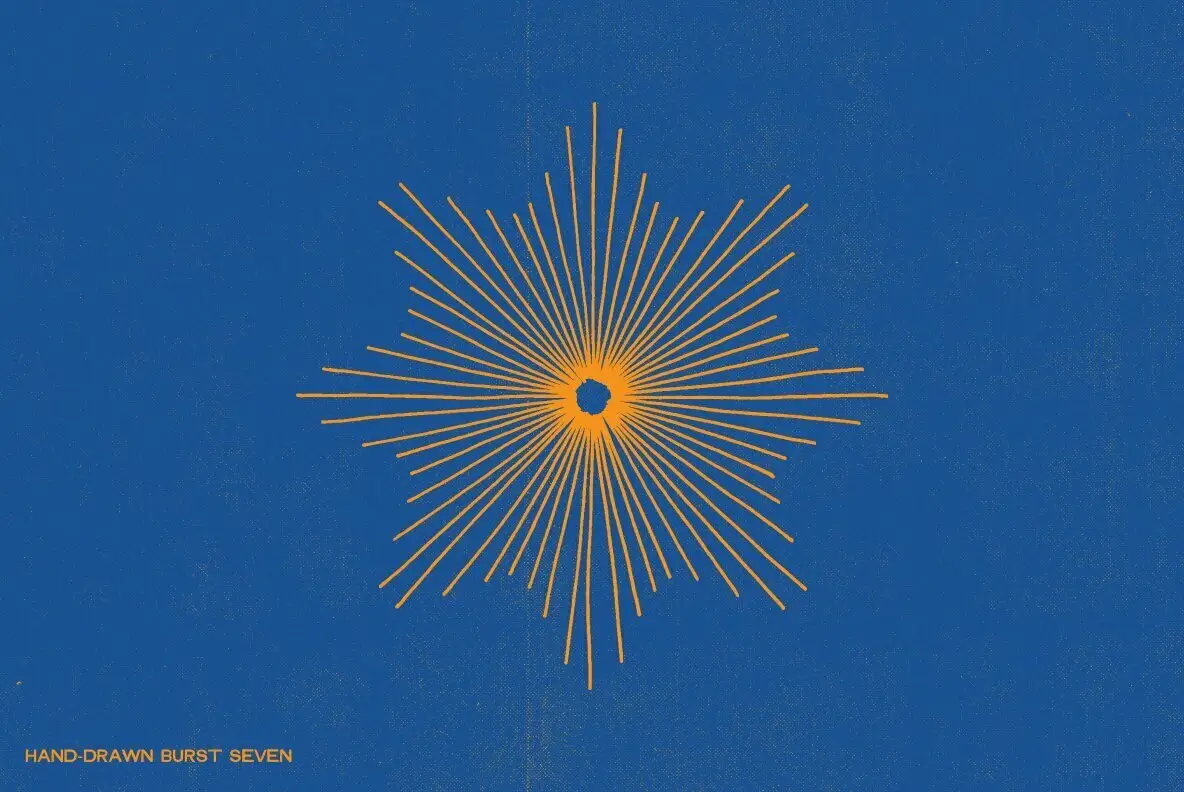 28 Hand-Drawn Burst Elements Illustrations - YouWorkForThem