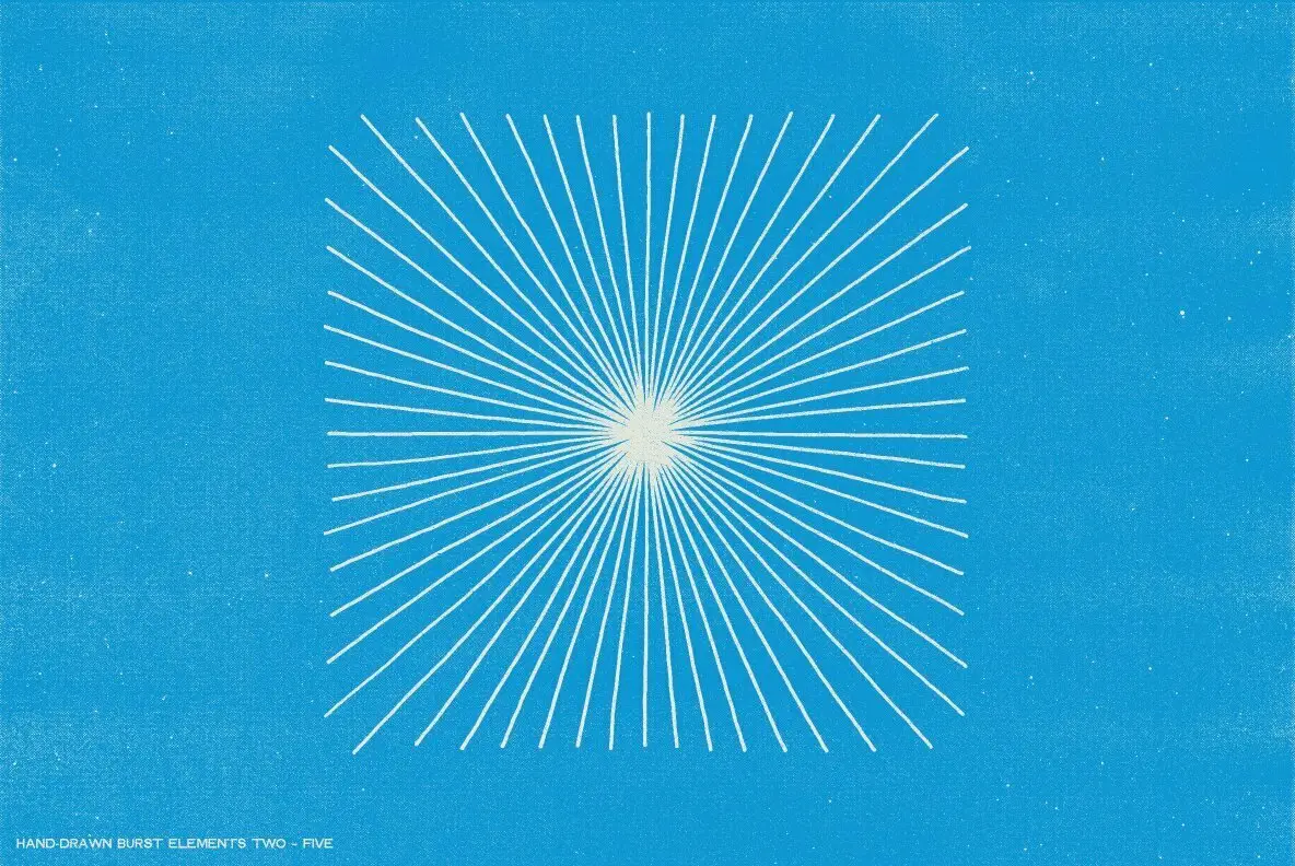 36 Hand-Drawn Burst Elements Graphics - YouWorkForThem
