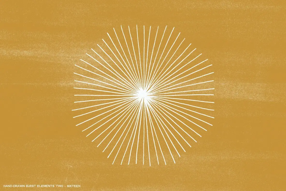 36 Hand-Drawn Burst Elements Graphics - YouWorkForThem