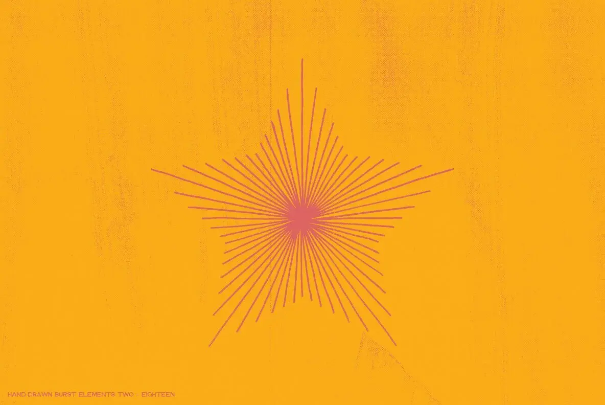 36 Hand-Drawn Burst Elements Graphics - YouWorkForThem