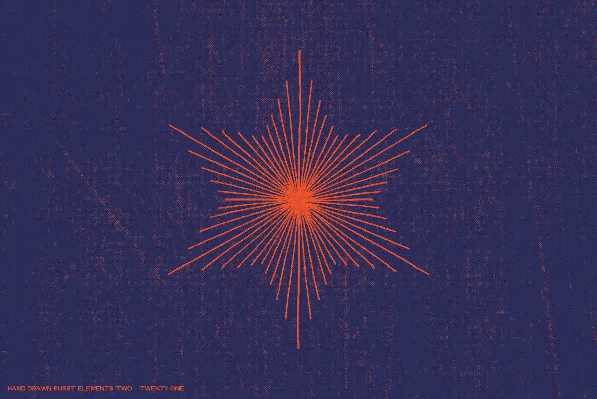 36 Hand-Drawn Burst Elements Graphics - YouWorkForThem