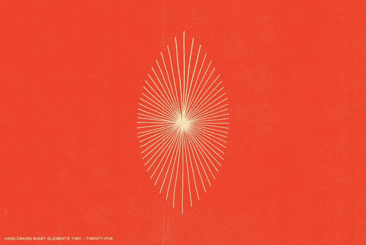 36 Hand-Drawn Burst Elements Graphics - YouWorkForThem