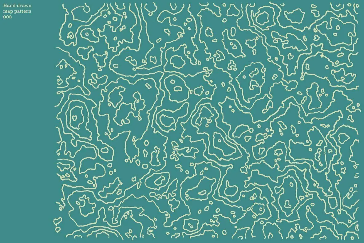 Hand-Drawn Vector Map Patterns Volume 01 Graphics - YouWorkForThem
