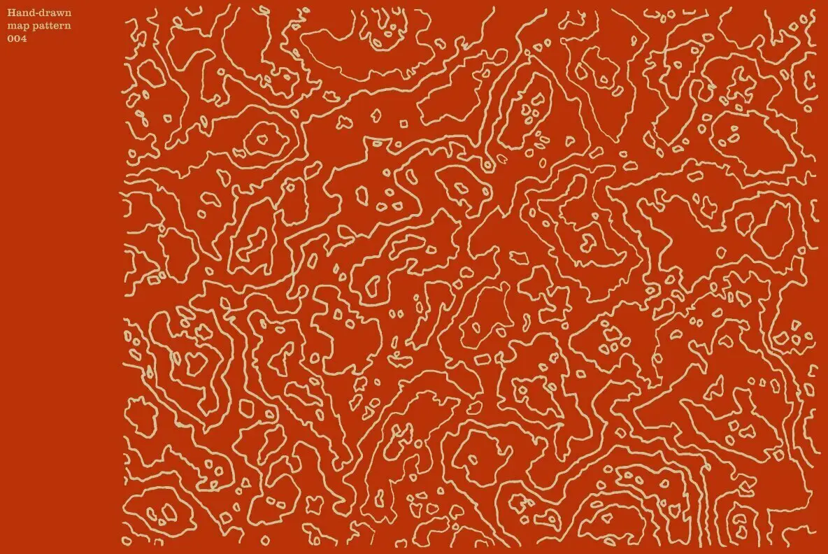Hand-Drawn Vector Map Patterns Volume 01 Graphics - YouWorkForThem