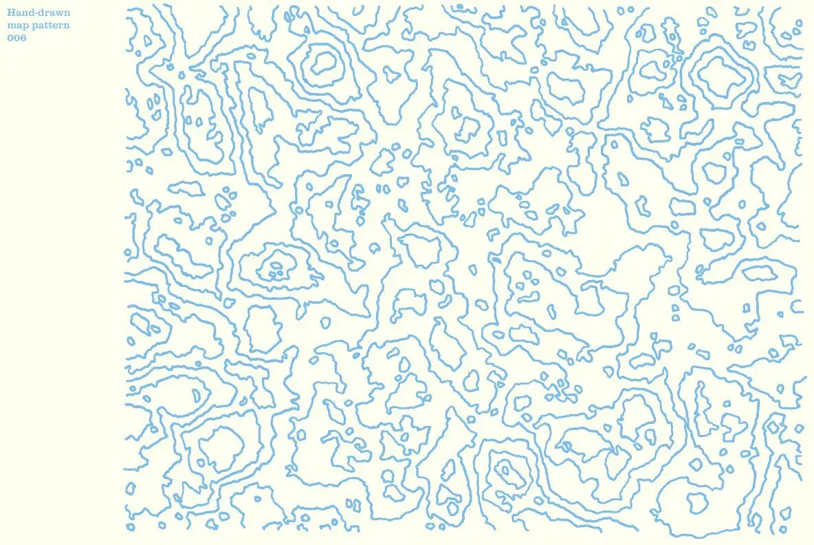 Hand-Drawn Vector Map Patterns Volume 01 Graphics - YouWorkForThem