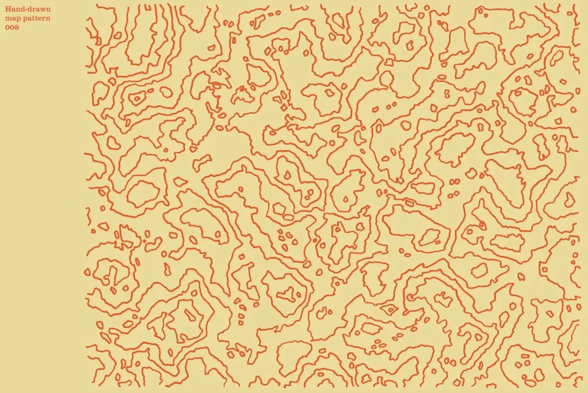 Hand-Drawn Vector Map Patterns Volume 01 Graphics - YouWorkForThem