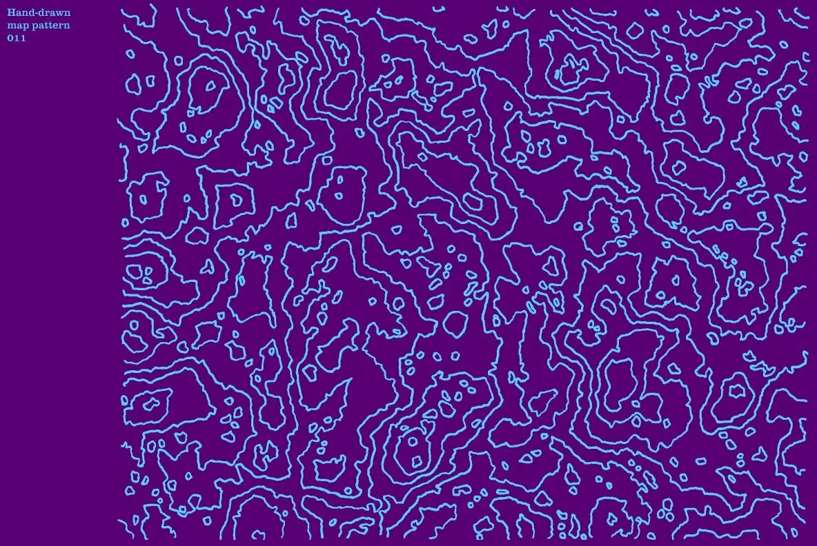 Hand-Drawn Vector Map Patterns Volume 01 Graphics - YouWorkForThem