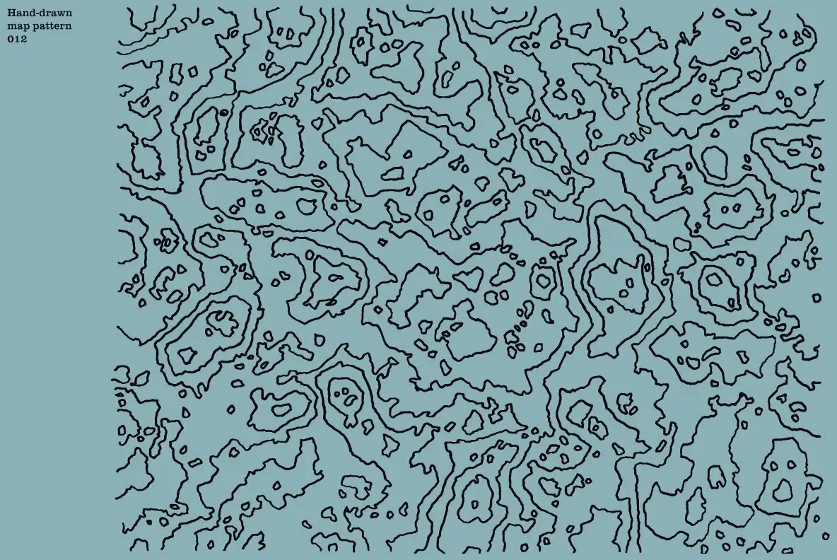 Hand-Drawn Vector Map Patterns Volume 01 Graphics - YouWorkForThem