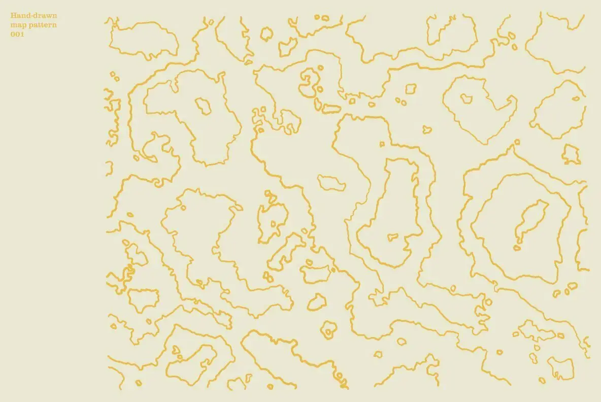 Hand-Drawn Vector Map Patterns Volume 02 Graphics - YouWorkForThem