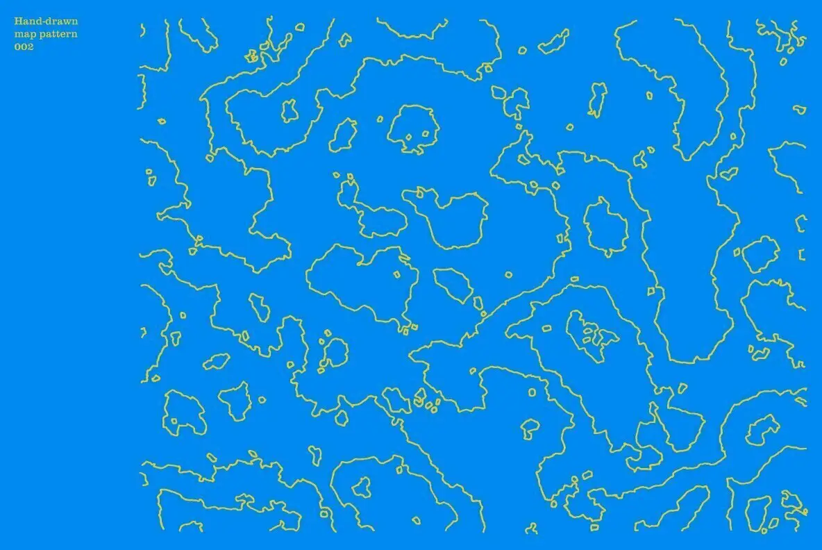 Hand-Drawn Vector Map Patterns Volume 02 Graphics - YouWorkForThem