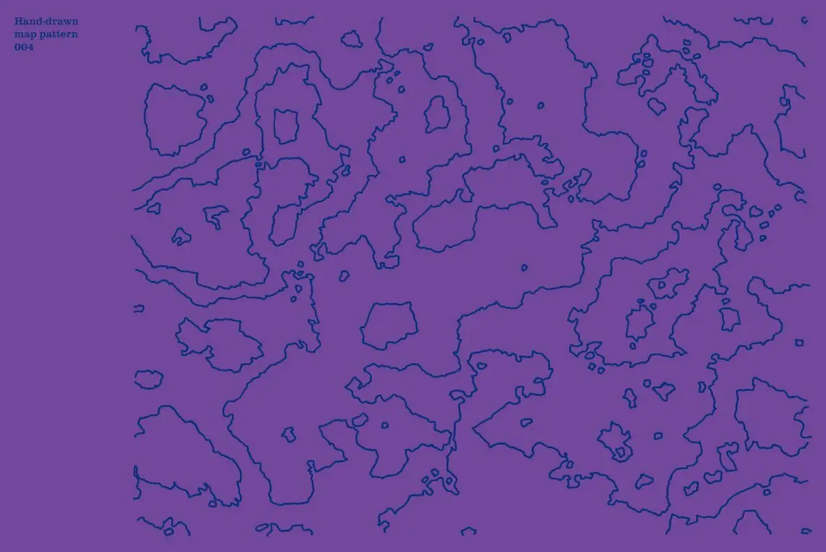 Hand-Drawn Vector Map Patterns Volume 02 Graphics - YouWorkForThem