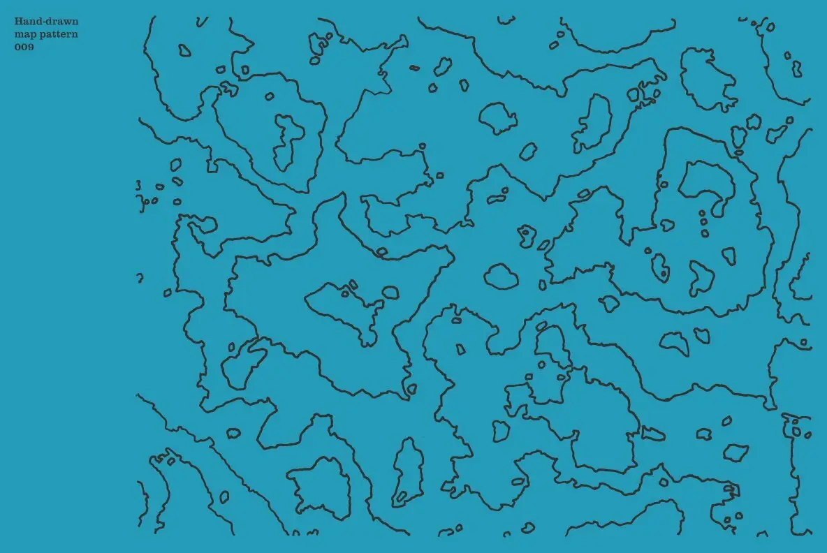 Hand-Drawn Vector Map Patterns Volume 02 Graphics - YouWorkForThem