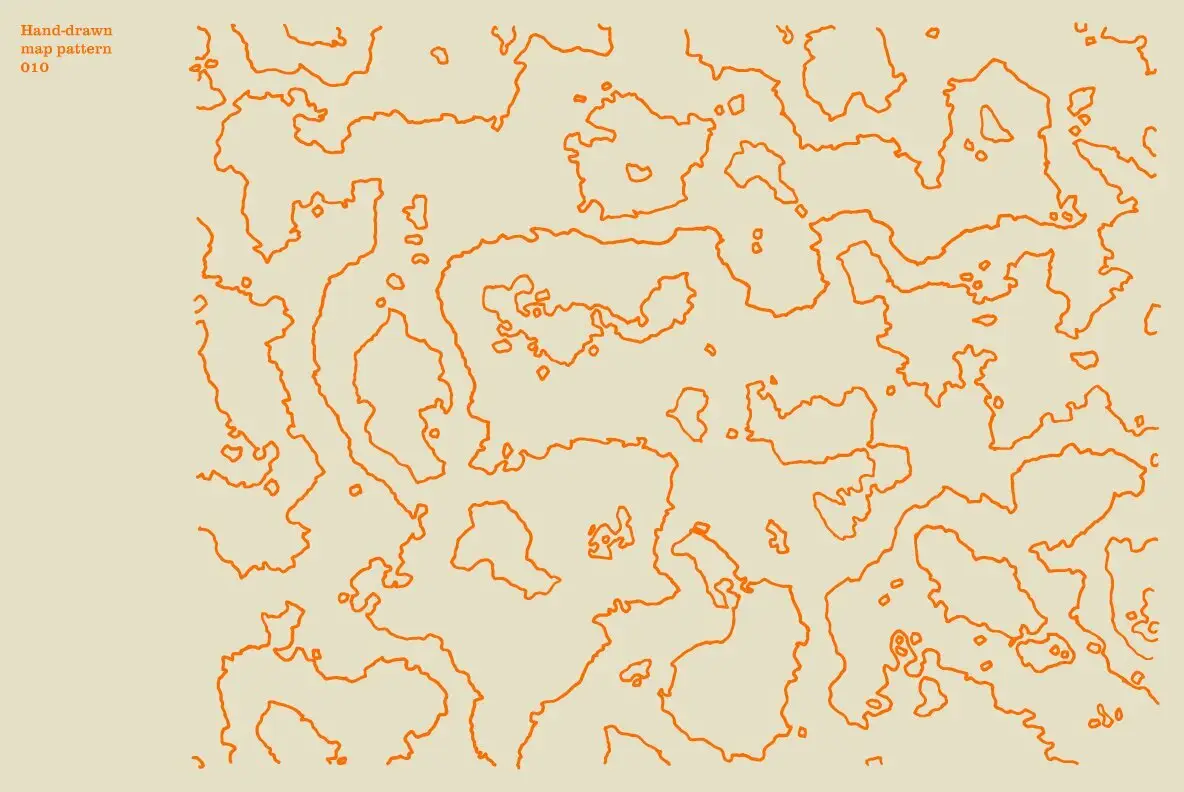 Hand-Drawn Vector Map Patterns Volume 02 Graphics - YouWorkForThem