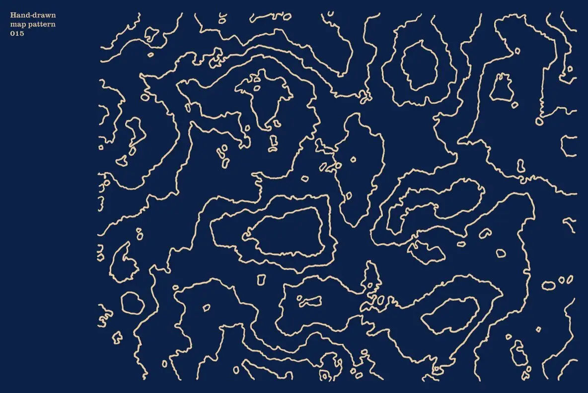Hand-Drawn Vector Map Patterns Volume 02 Graphics - YouWorkForThem