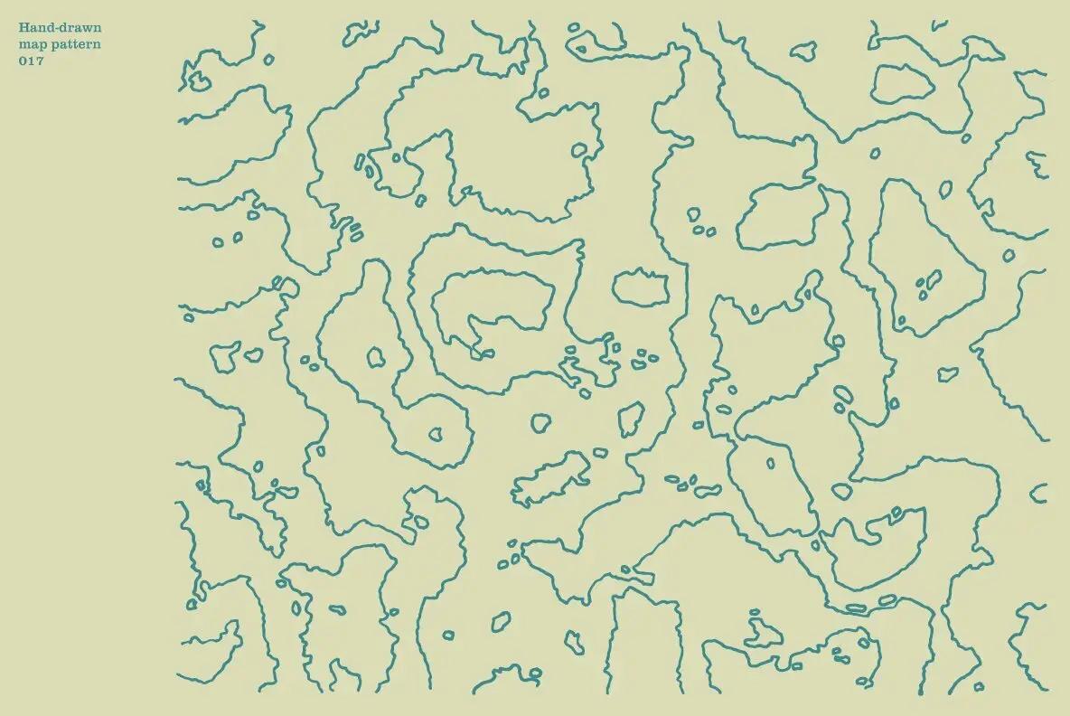 Hand-Drawn Vector Map Patterns Volume 02 Graphics - YouWorkForThem