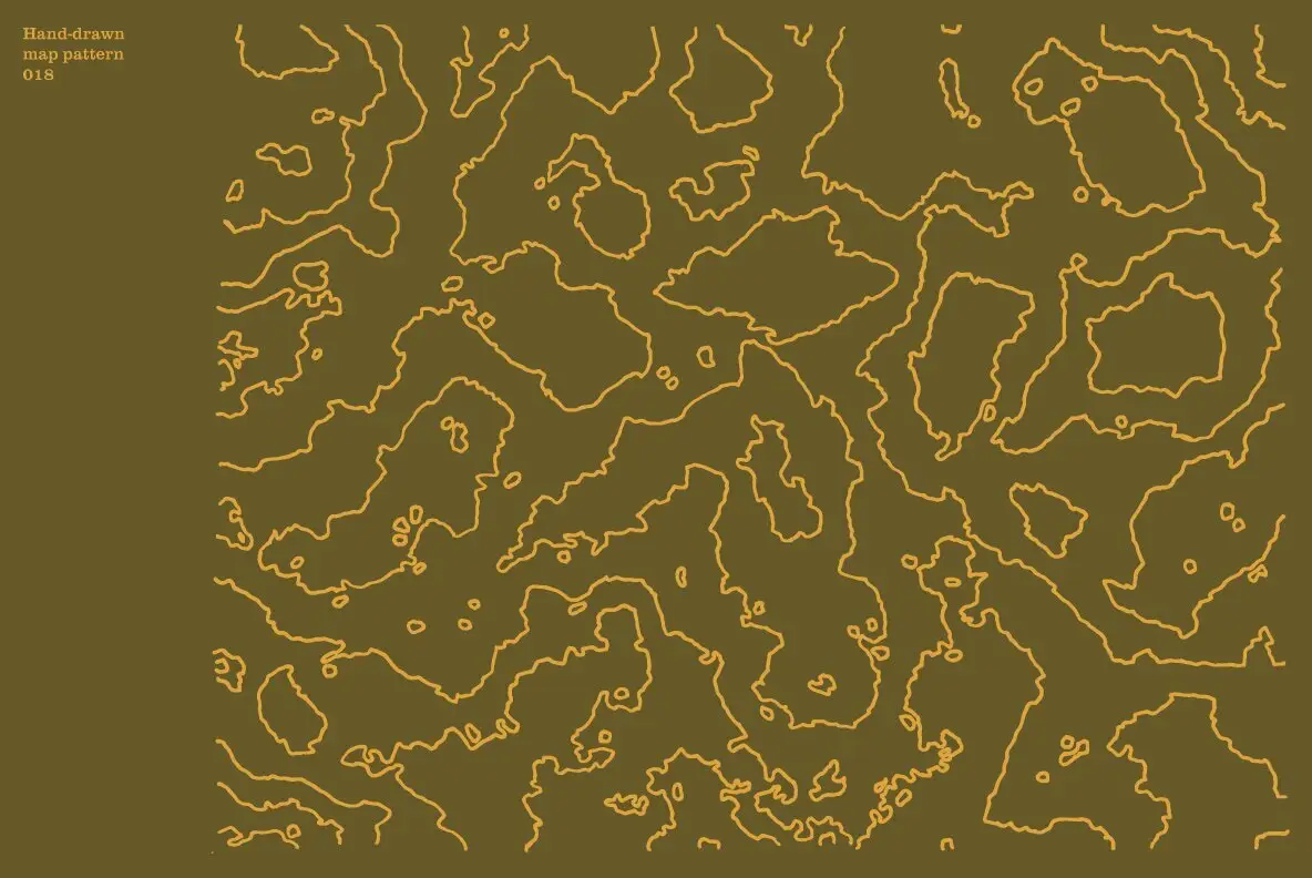 Hand-Drawn Vector Map Patterns Volume 02 Graphics - YouWorkForThem