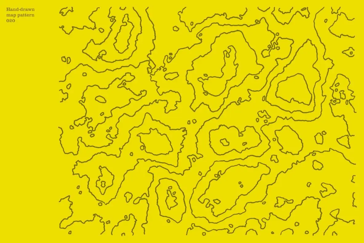 Hand-Drawn Vector Map Patterns Volume 02 Graphics - YouWorkForThem