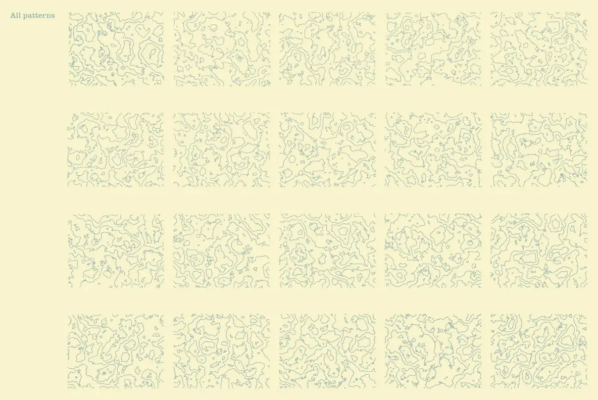 Hand-Drawn Vector Map Patterns Volume 02 Graphics - YouWorkForThem