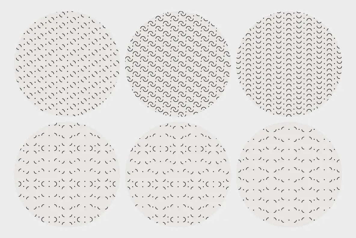 Dot Curve Geo Patterns Graphics - YouWorkForThem