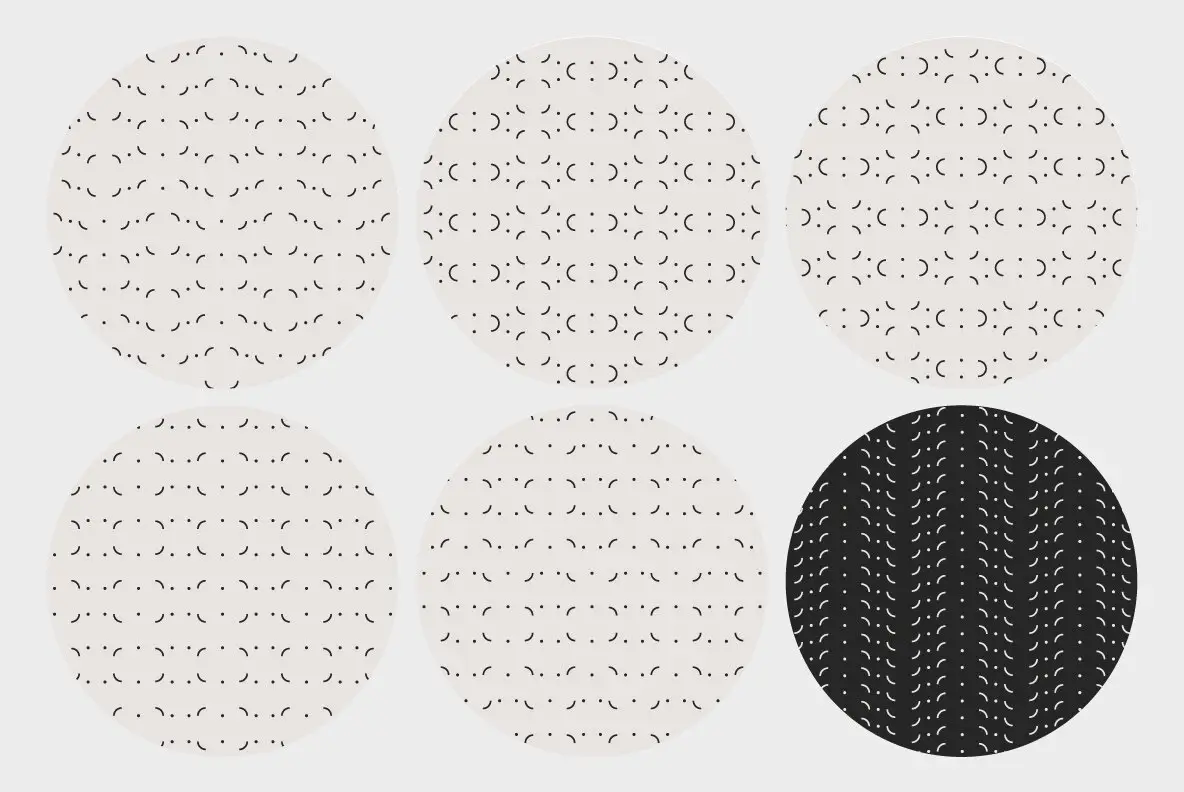 Dot Curve Geo Patterns Graphics - YouWorkForThem