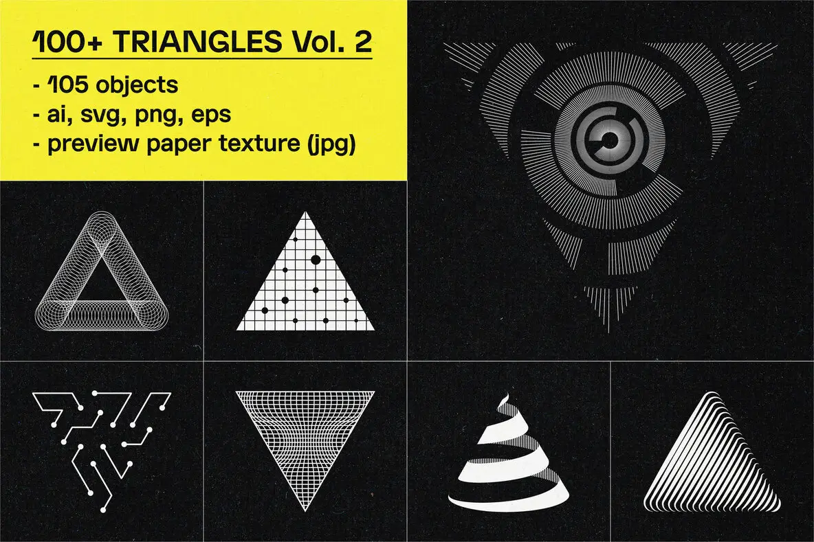 Triangles Vol. 2 Graphics - YouWorkForThem