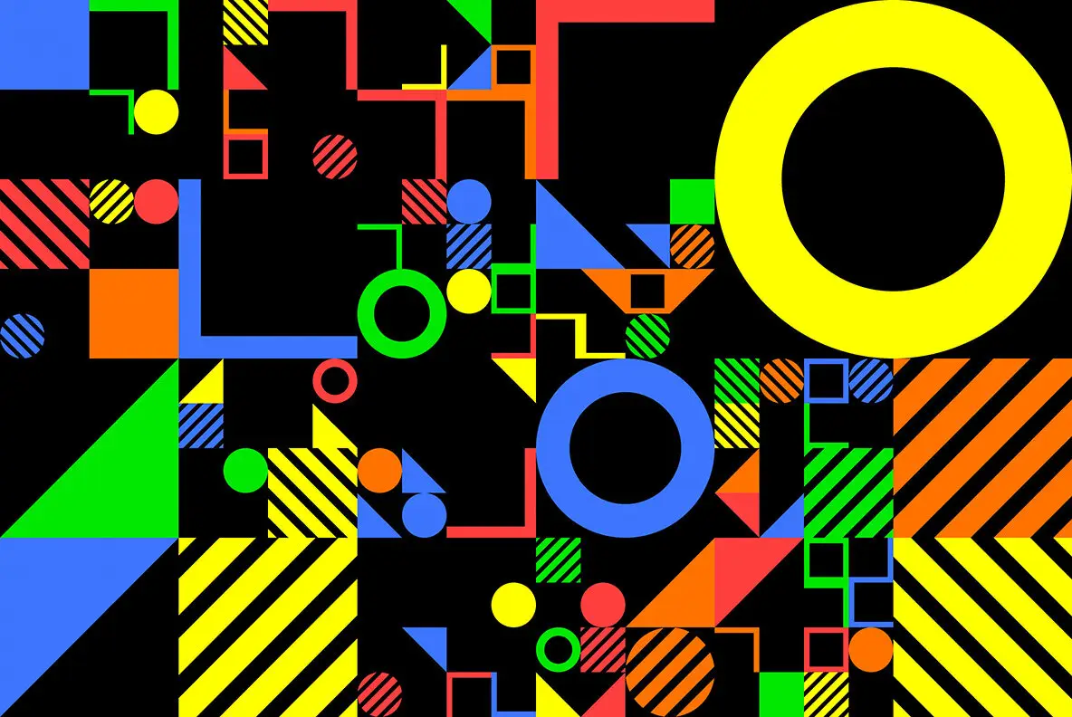 Geometric Art Backgrounds Graphics - YouWorkForThem