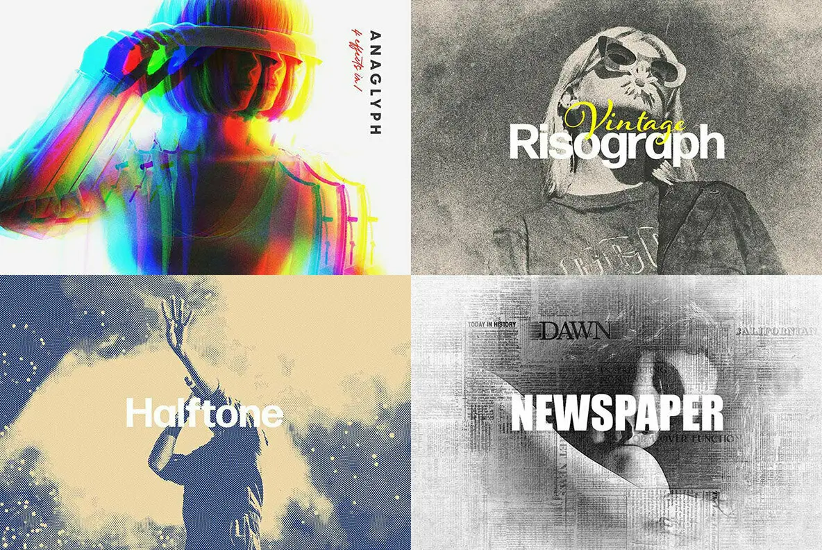 30 Hip Photo Effects Bundle - YouWorkForThem