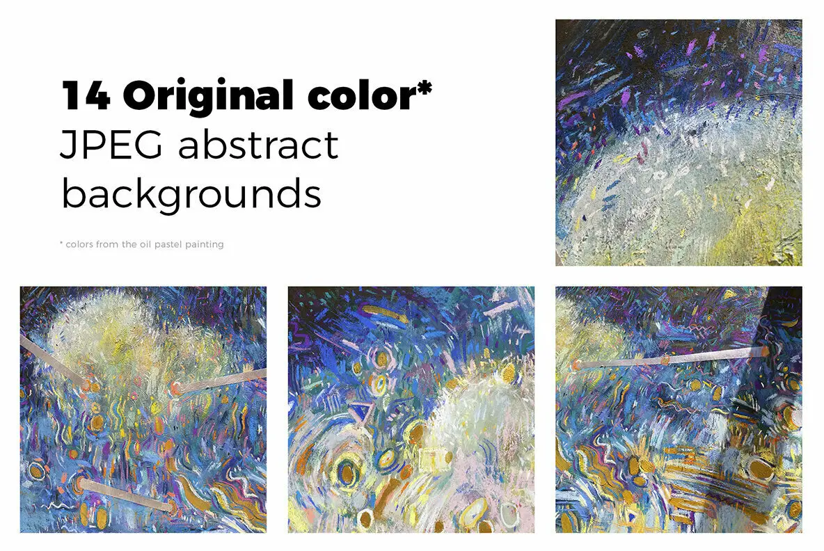 Munch - Expressionistic Background Textures Graphics - YouWorkForThem