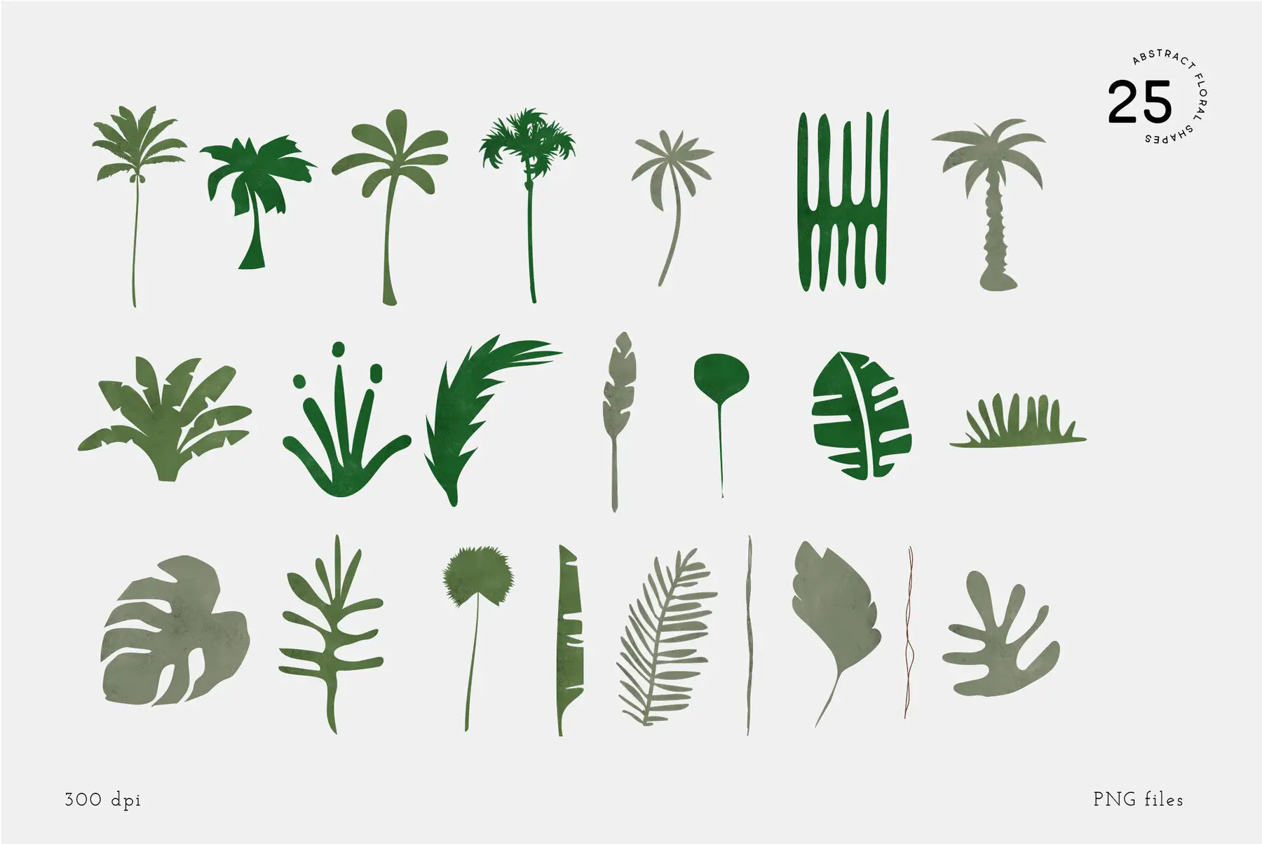Night in the Jungle Abstract Shapes Graphics - YouWorkForThem