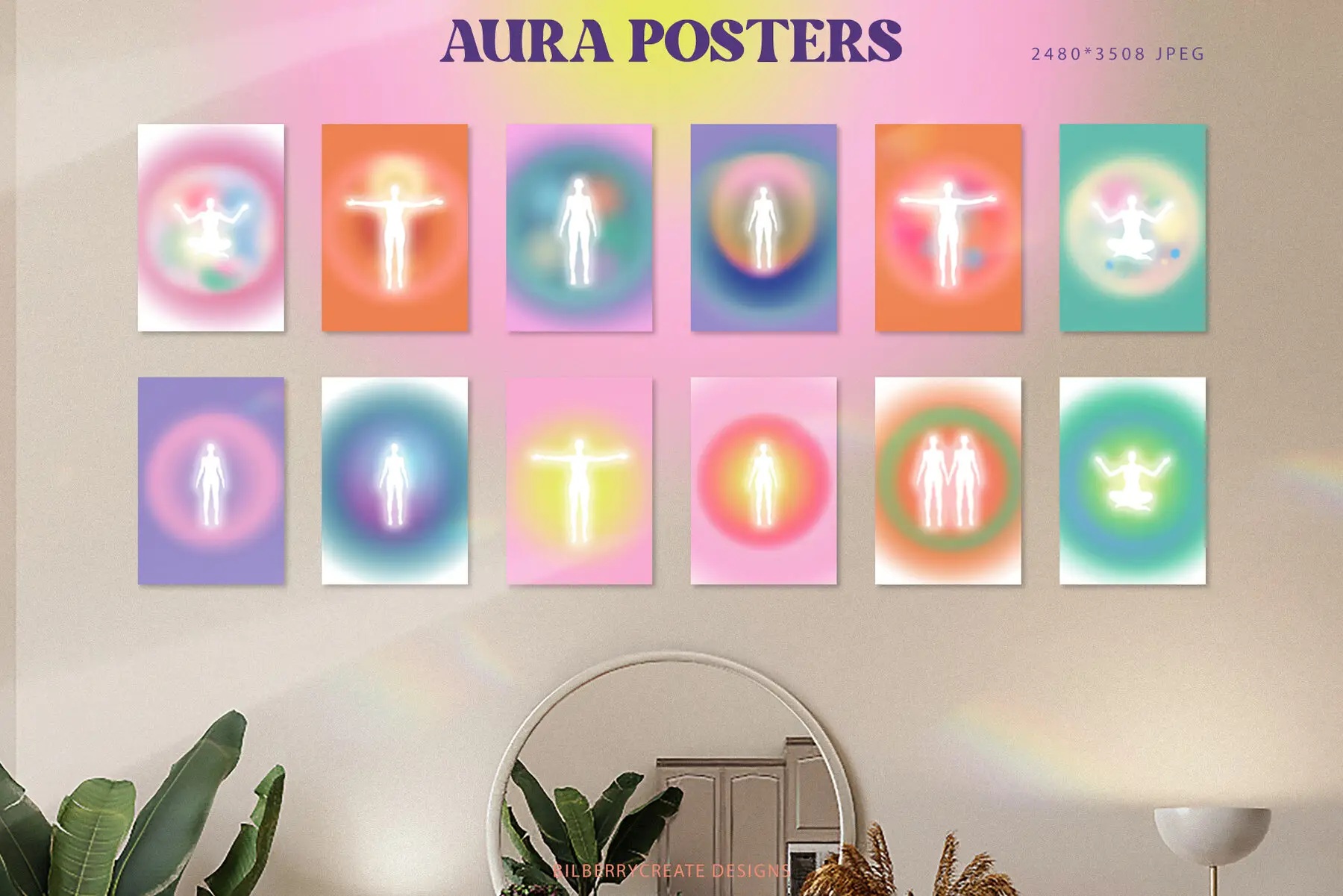 Modern Poster Bundle Graphics - YouWorkForThem