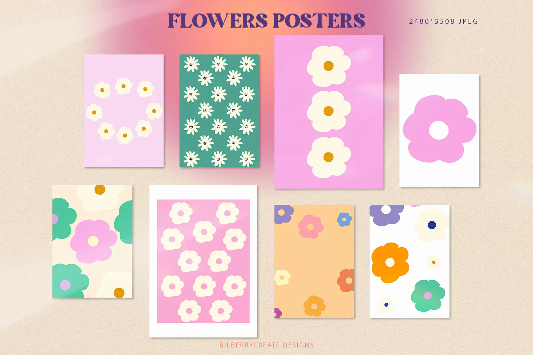 Modern Poster Bundle Graphics - YouWorkForThem