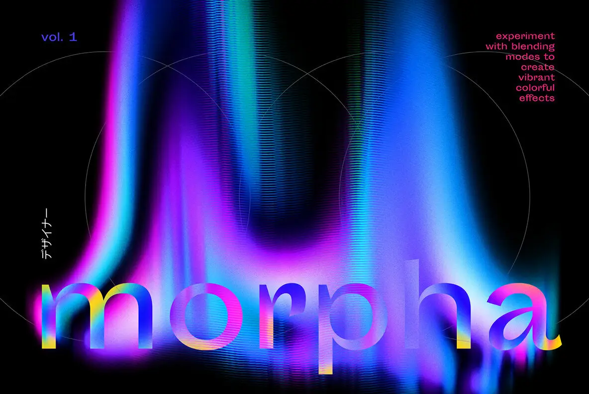 Morpha Retro Gradient Textures Graphics - YouWorkForThem