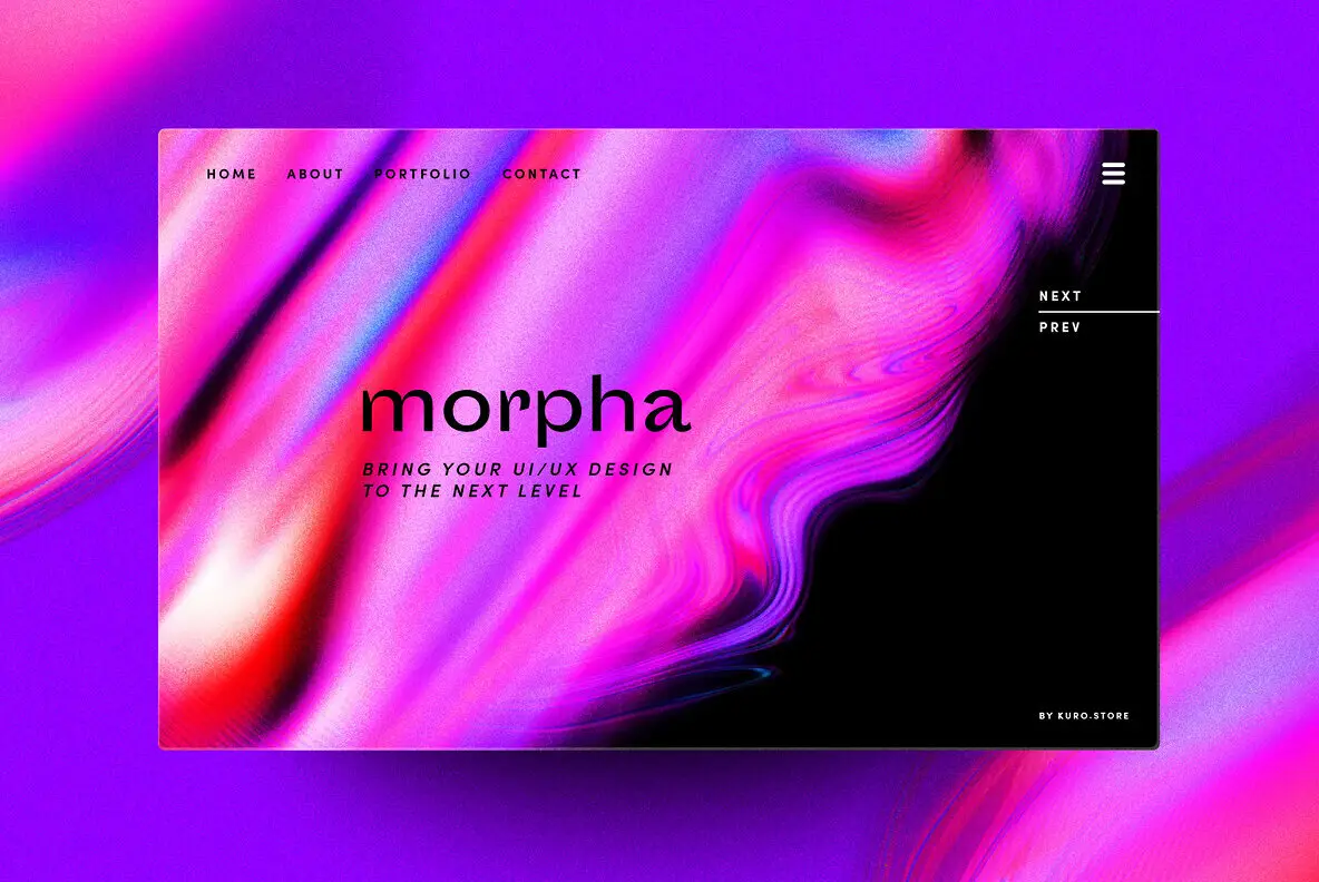 Morpha Retro Gradient Textures Graphics - YouWorkForThem