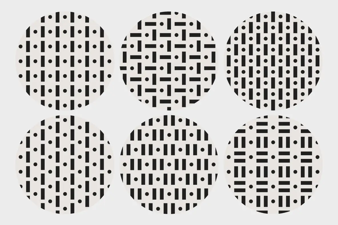Dot Line Geo Patterns Graphics - YouWorkForThem