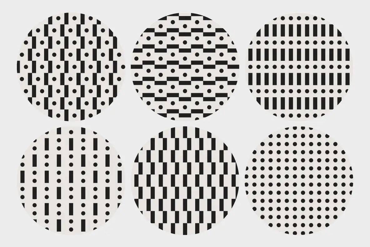 Dot Line Geo Patterns Graphics - YouWorkForThem