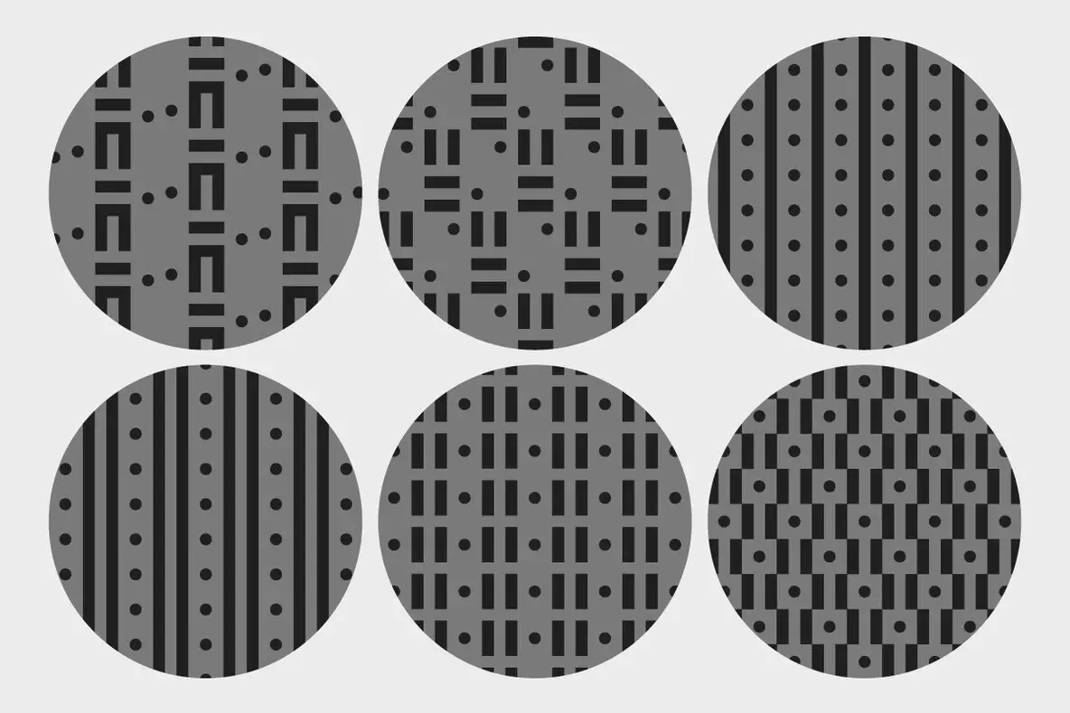 Dot Line Geo Patterns Graphics - YouWorkForThem