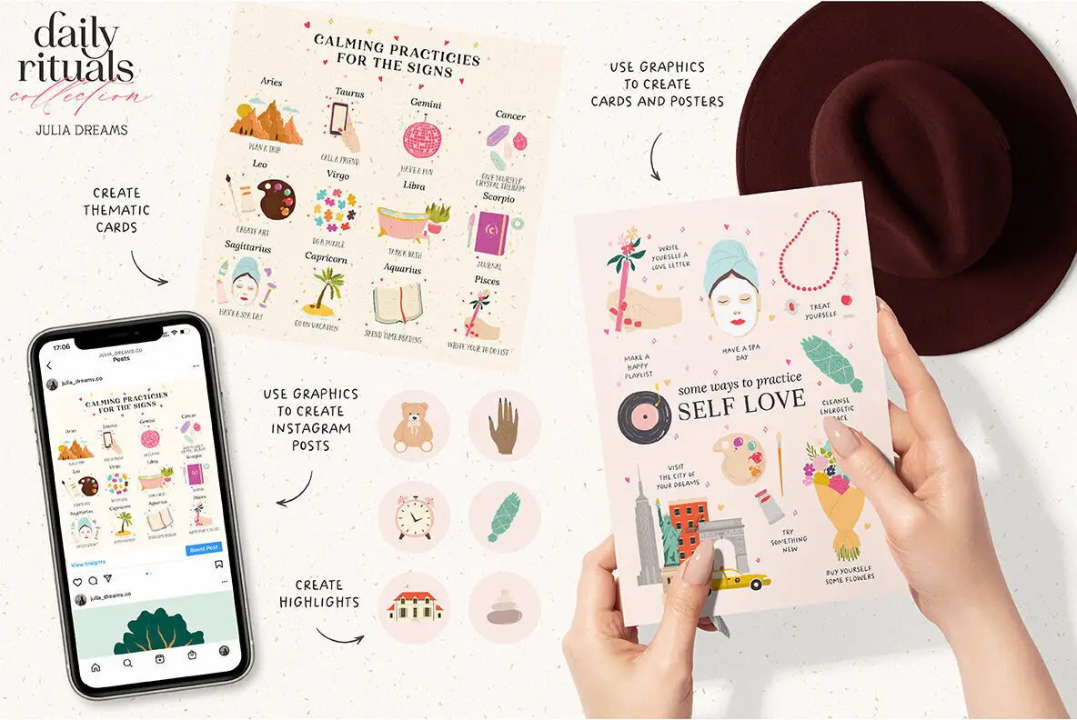 Daily Rituals Collection Graphics - YouWorkForThem