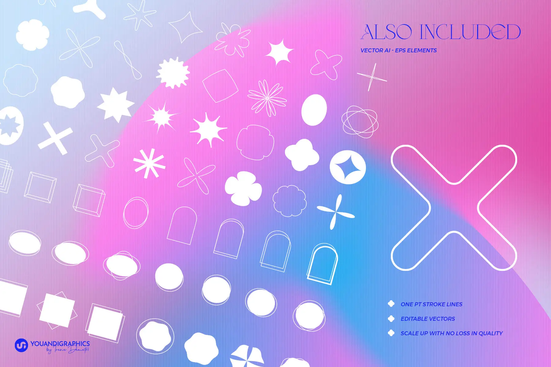 Color Overload Gradients Artwork Kit Graphics - YouWorkForThem