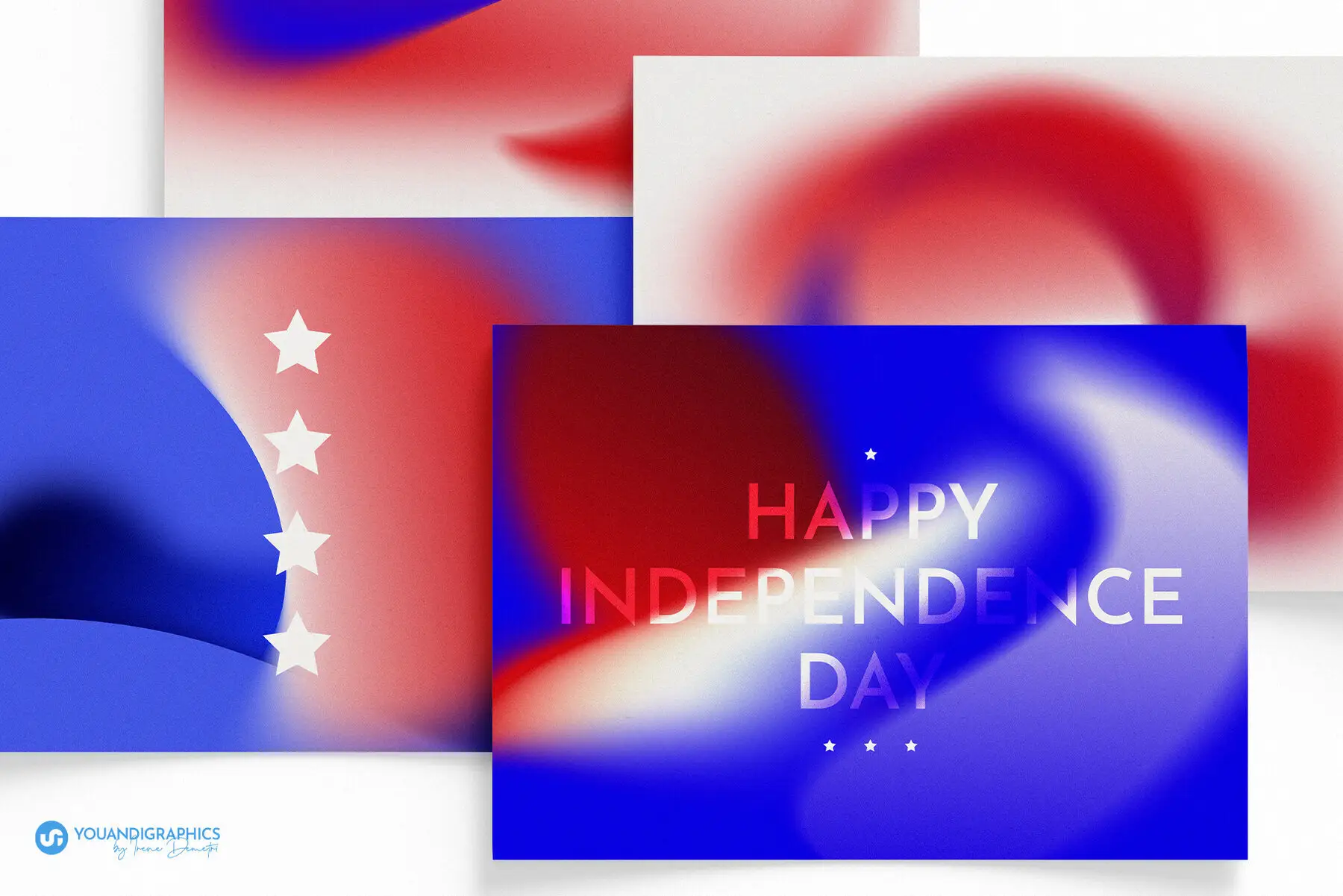 Independence Day Abstract Gradients Graphics - YouWorkForThem
